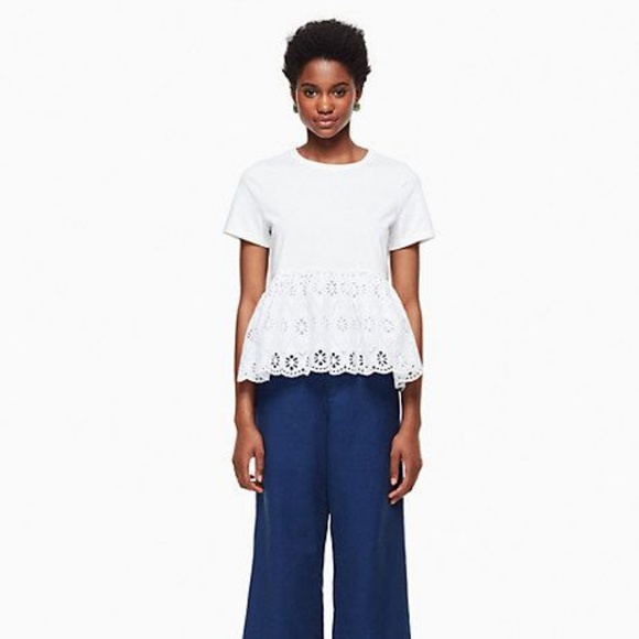 kate spade | Tops | Kate Spade Broom St Eyelet | Poshmark